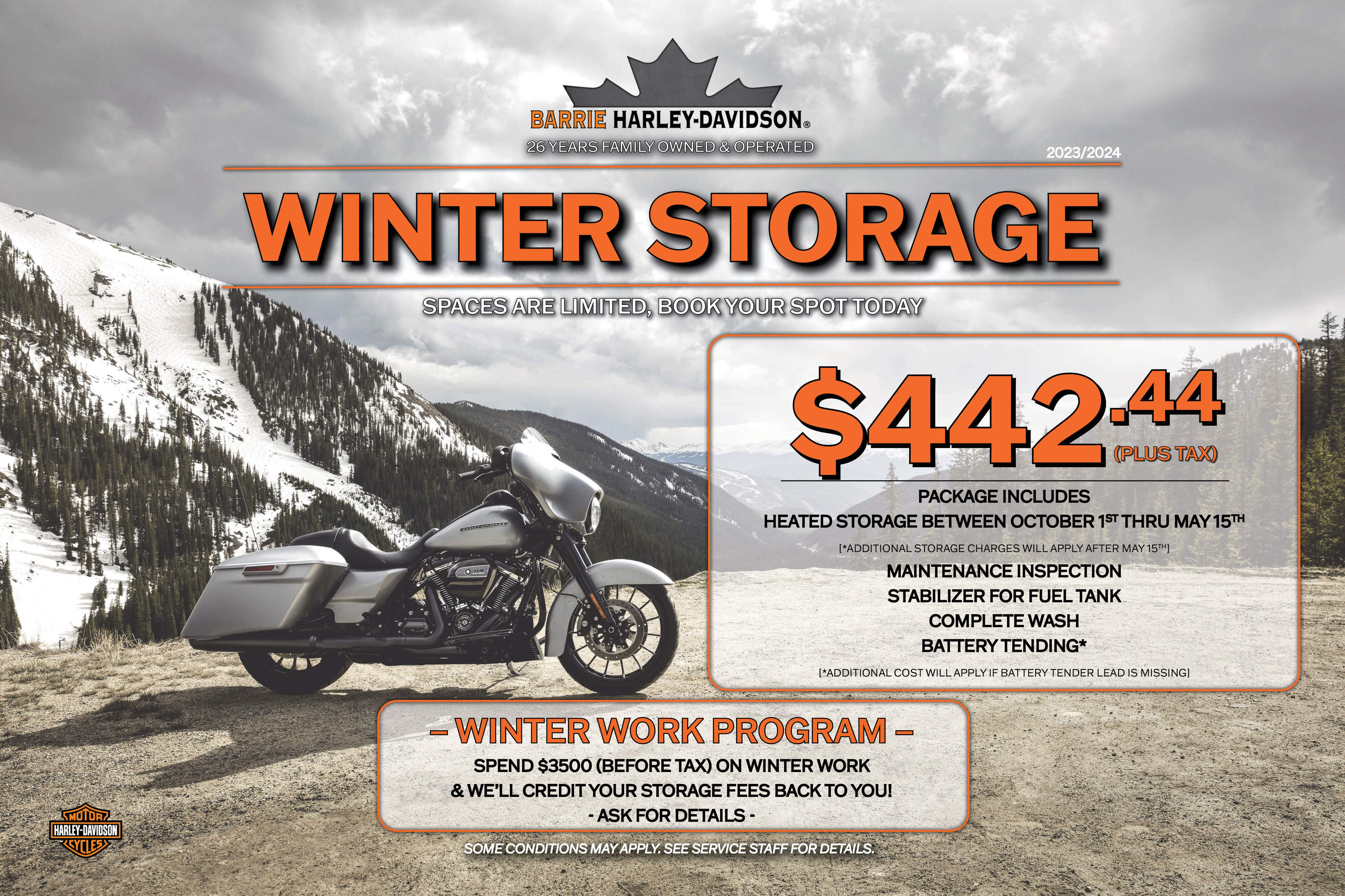 Winter Storage | Barrie Harley-Davidson® Ontario
